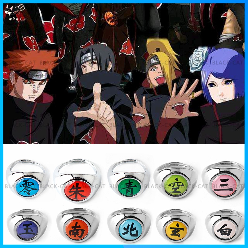 Anime Naruto Cosplay Rings Akatsuki uchiha itachi Scorpion Payne ...