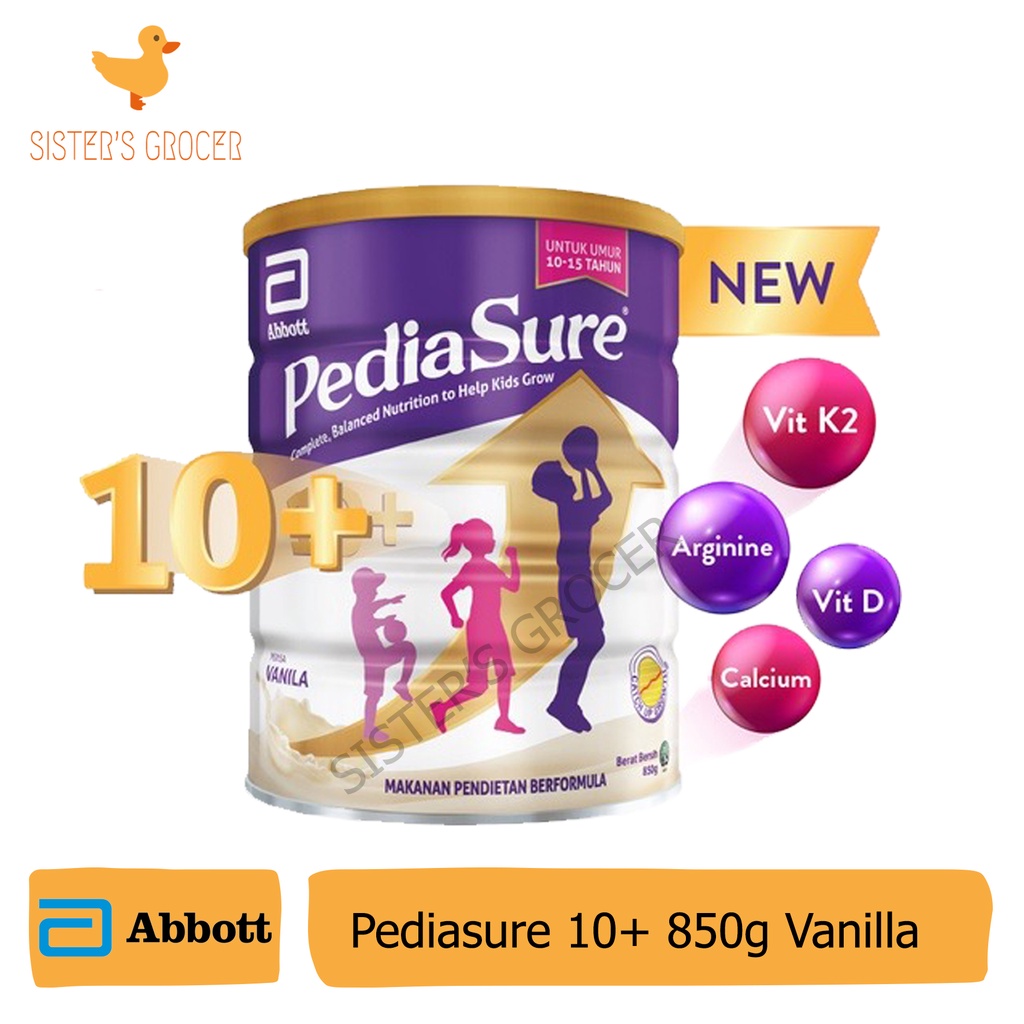 Pediasure 10+ 600g/850g Van/Choc （Child Nutrition Supplement for Growth ...