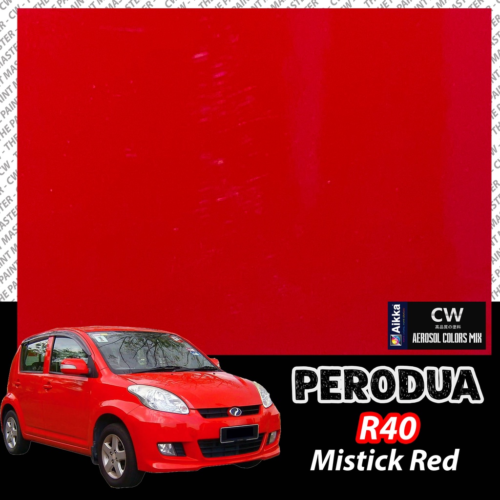 [ PERODUA Myvi Touch Up Paint All Colors ] 🚗 CW Aikka DIY Aerosol Spray ...