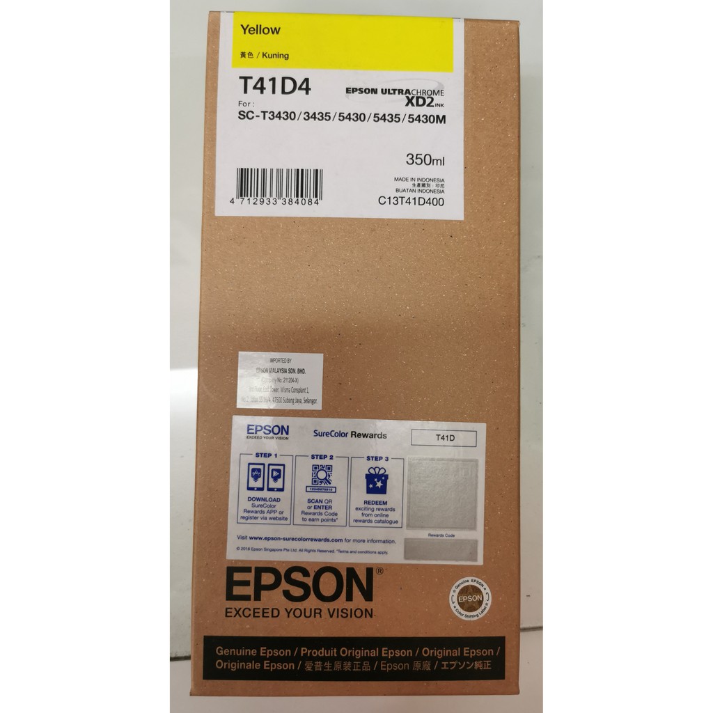 Raedy Stock -Epson SureColor T-3430 / T3435/ T5430 / T5435 /T5430M Ink ...