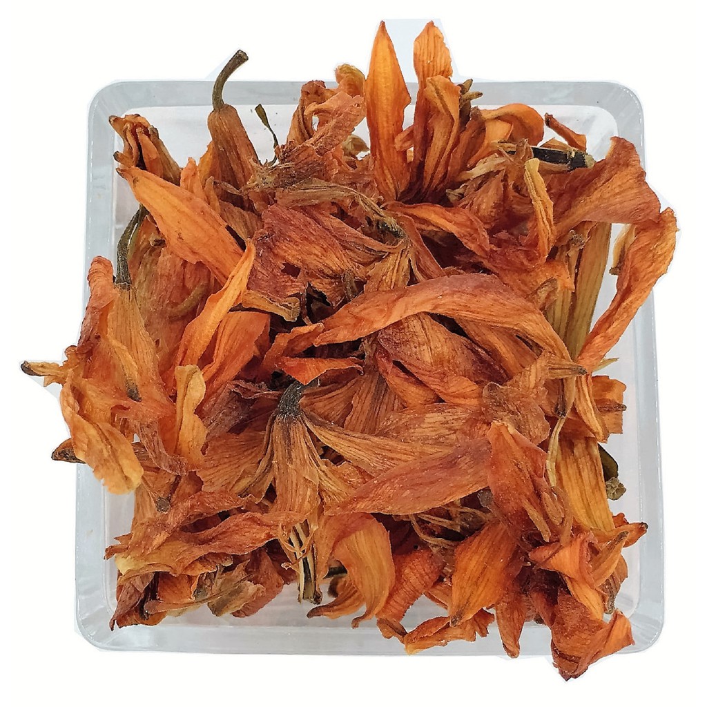 Dried Lily Bulb Flower Tea (Regulating the heart rate) 百合花茶 (安神) 50 g x ...