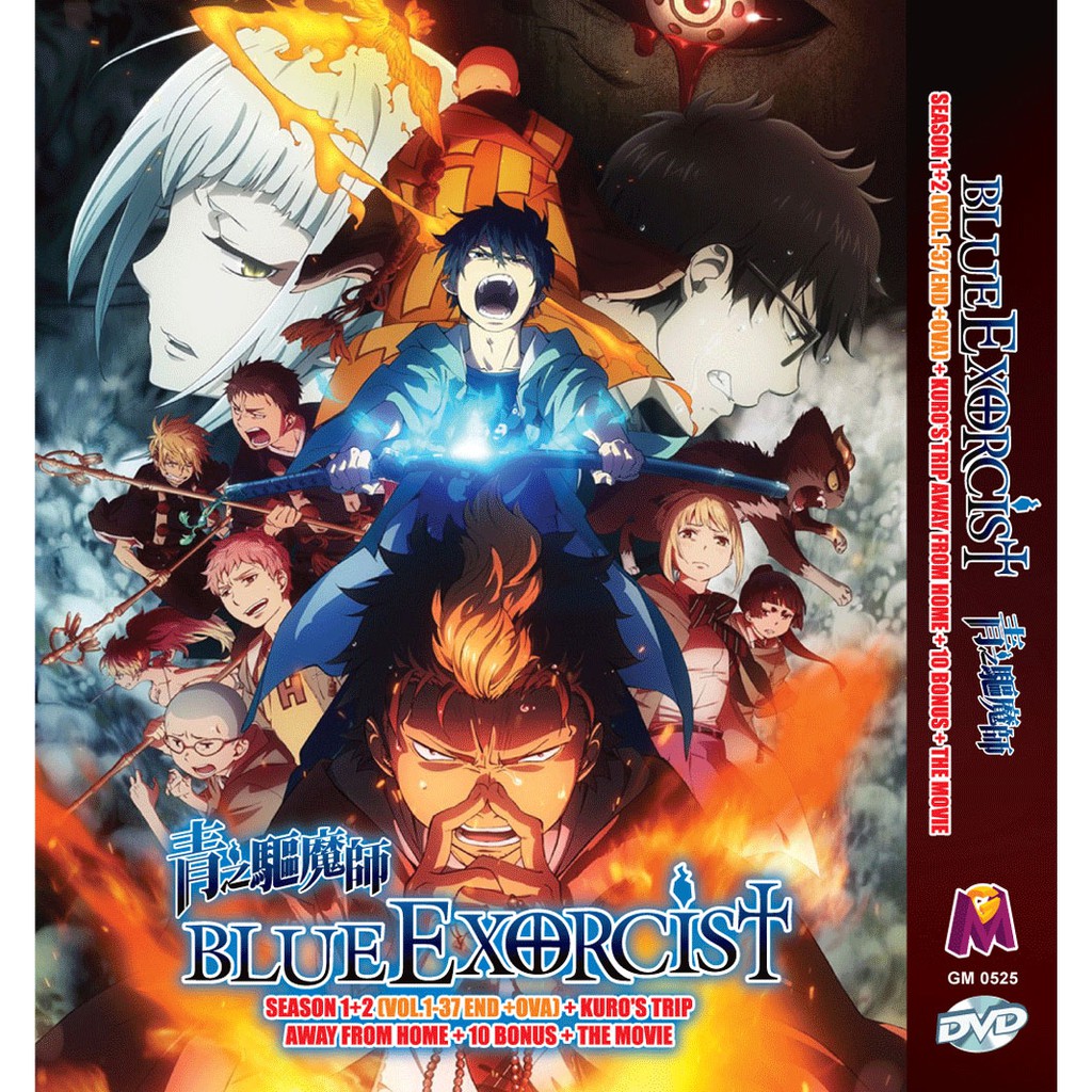 ANIME DVD BLUE EXORCIST SEASON 1-2 VOL.1-37 END + MOVIE + 10 BONUS ...