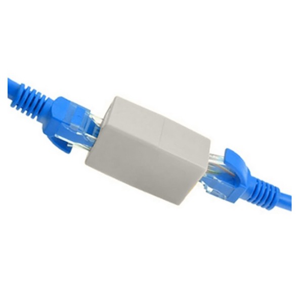RJ45 Plug Female Joiner Cat5/ Cat6 Network Cable Extender Join for ...