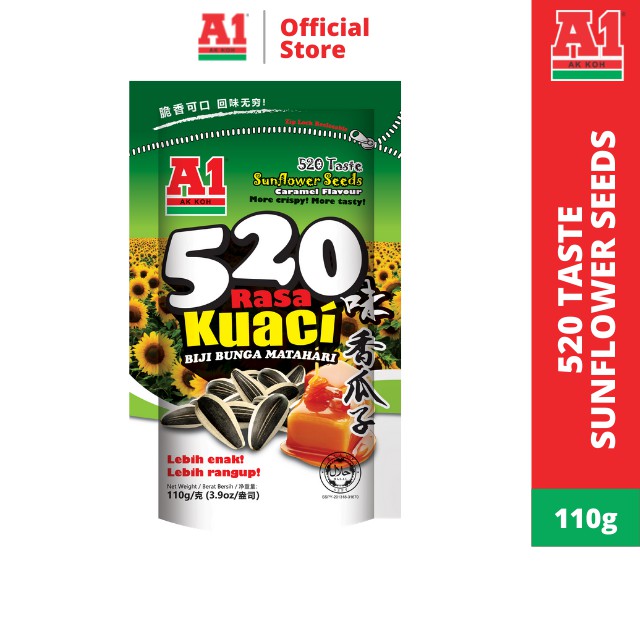 A1 520 Taste Kuaci - Caramel Flavour (110g) | Shopee Malaysia