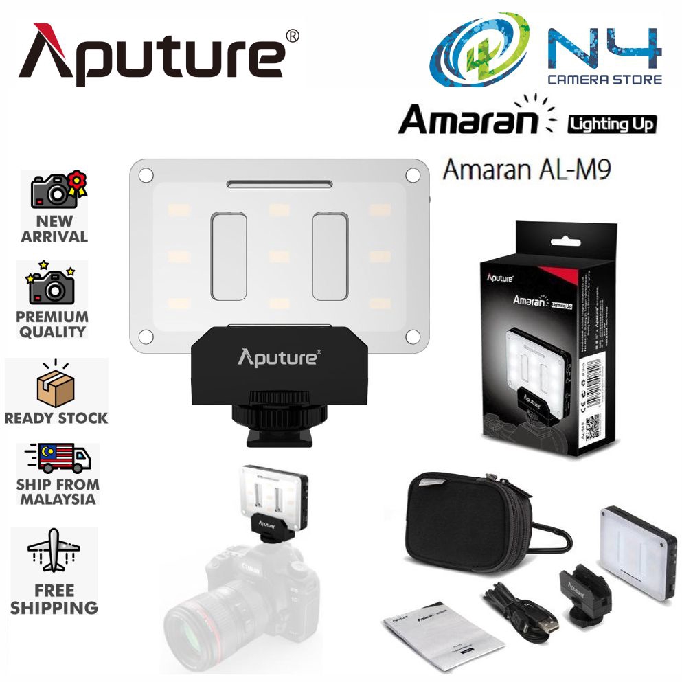 Aputure AL-M9 Amaran Pocket-Sized Daylight-Balanced LED Light | Shopee ...