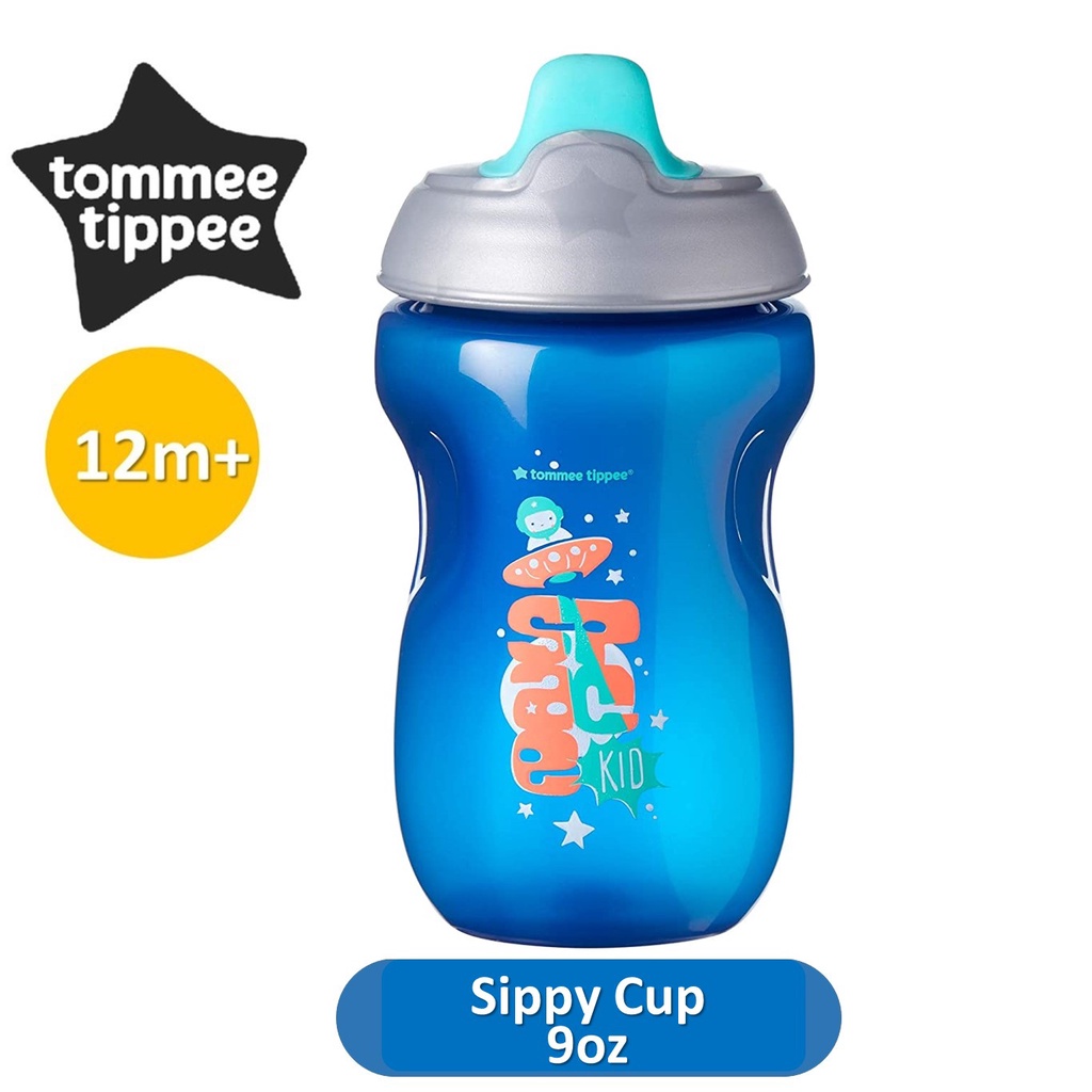 Tommee Tippee 9m + Sippy Sportee Cup Non-Spill BPA-Free 9oz Baby ...