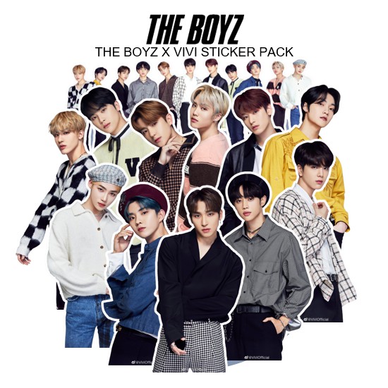 THE BOYZ X VIVI STICKER PACK | Shopee Malaysia