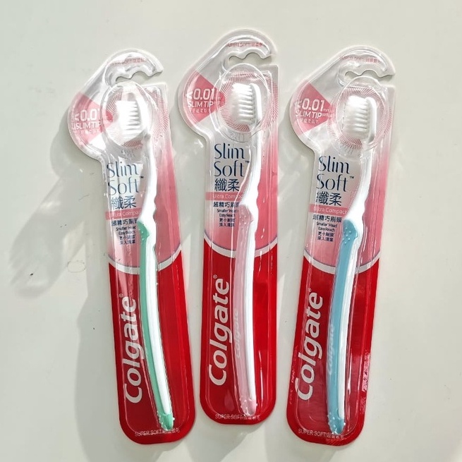 Colgate SlimSoft 0.01mm Ultra Compact Head Toothbrush | Shopee Malaysia