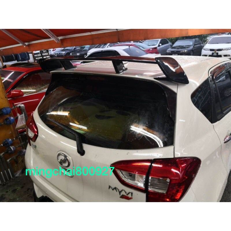 Perodua Myvi 2018 2019 2020 AMG Spoiler ABS （INCLUDED GLOSSY BLACK ...