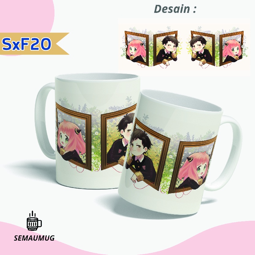 Mug ANYA LOID YOR FORGER SPY X FAMILY Gift ANIME Glass Cup PRINT CUSTOM ...