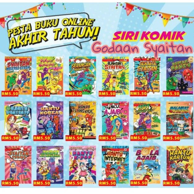 BUKU CERITA KANAK-KANAK BERGAMBAR KOMIK GODAAN SYAITAN GALERI ILMU ...