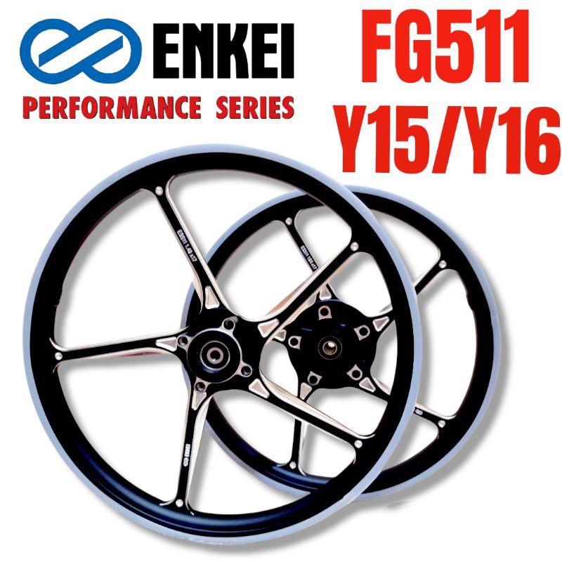 ENKEI FG511 Y15 / Y15Z / Y15ZR / Y16 / Y16ZR / LC135 SPORT RIM ENKEI ...