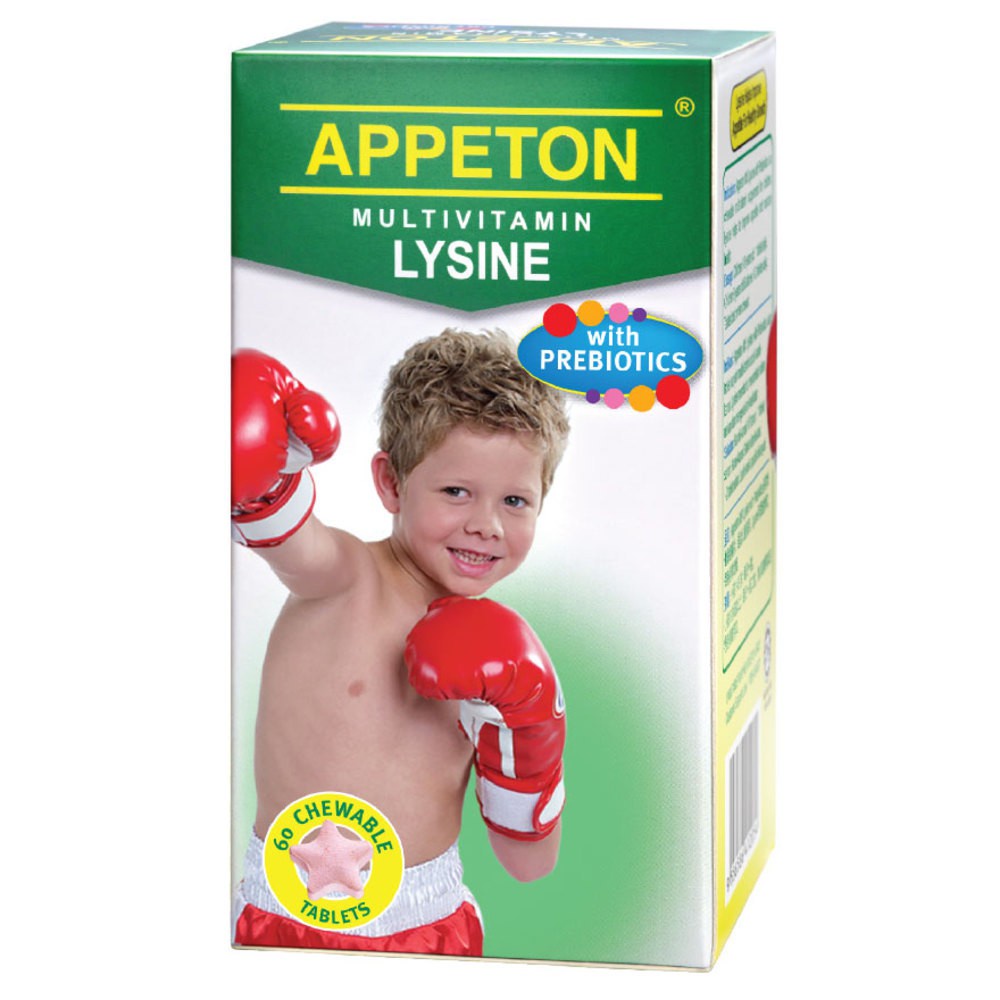 APPETON Multivitamin MV Lysine Chewable Tablet Improved Appetite ...