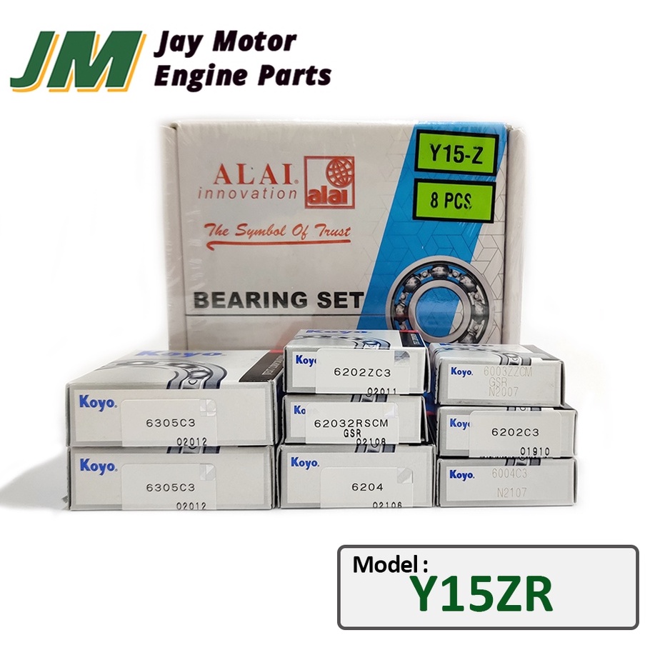 KOYO ALAI ENGINE BEARING FULL SET ( ZXR150 / Y125Z/Y15ZR/Y110/SRL110 ...