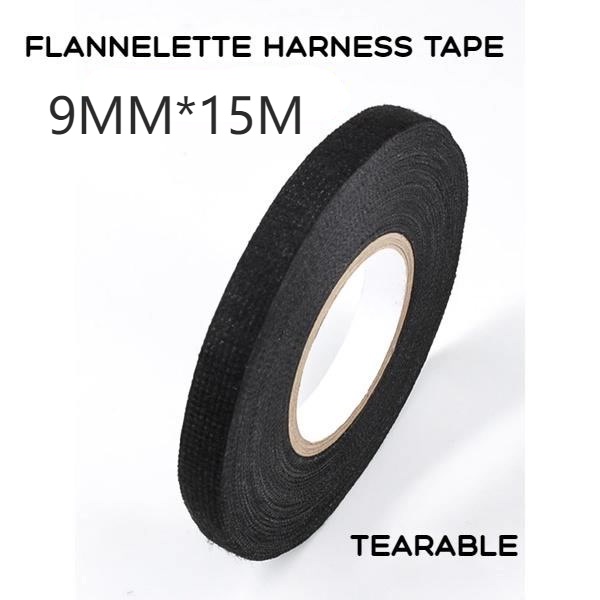 Universal Flannel Fabric Cloth Tape Auto Wiring Harness Anti-rattle ...