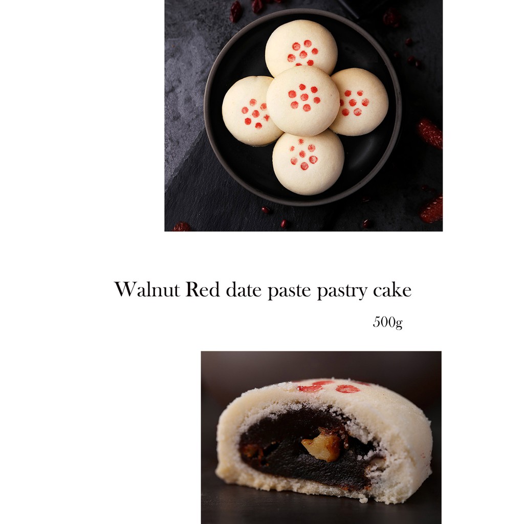 Lifestyle Food Walnut Red Date Paste Pastry Cake 500g 10 pcs (P25 ...