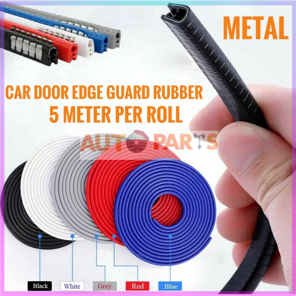 Car Door Edge Guard Scratch Protector 5M Rubber Seal Axia Myvi Saga vvt ...