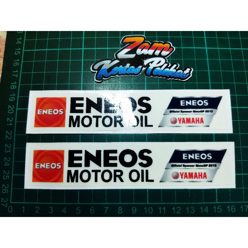 STICKERS YAMAHA X ENEOS MOTOR OIL PELEKAT MOTOR | Shopee Malaysia