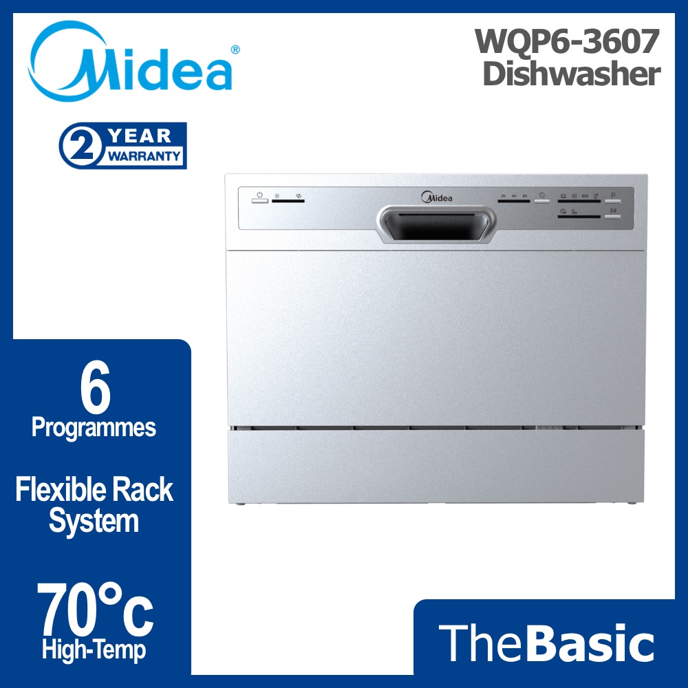 MIDEA Table Top Dish Washer (WQP6-3607 , WQP63607) | Shopee Malaysia
