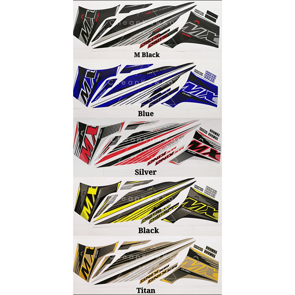 LC135 NEW V2 V3 V4 V5 V6 Custom MX KING 135 2021 ( 98 ) Body Cover ...