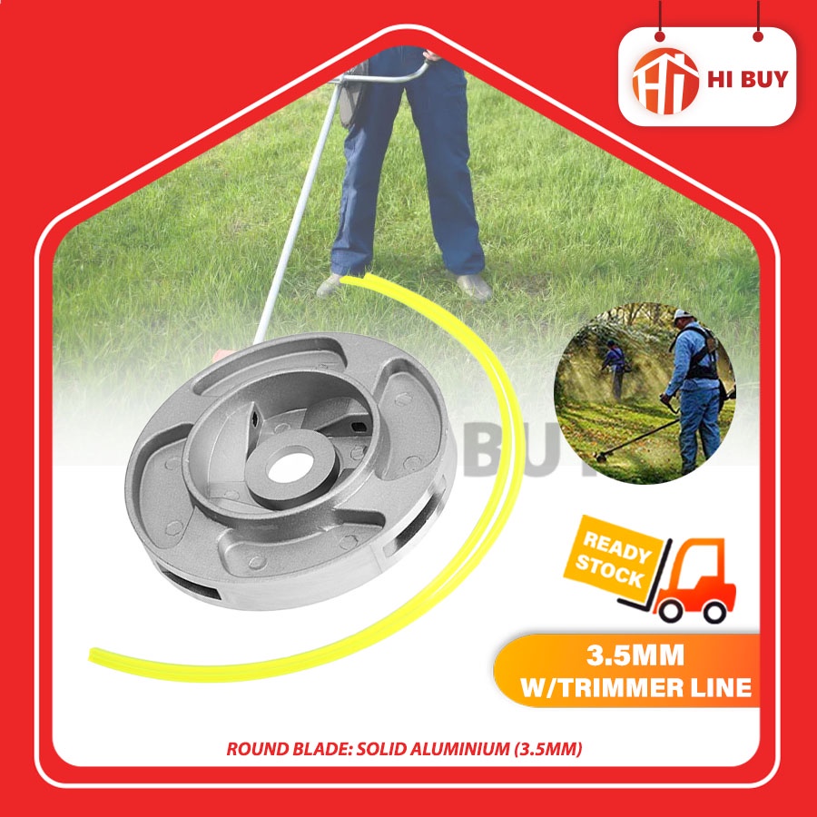 BRUSH CUTTER: SOLID ALUMINIUM UP TO 4.8MM W/TRIMMER LINE/ ALUMINIUM ...