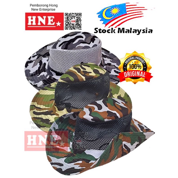 Topi Cowboy Askar /Hat/Topi Kerja | Shopee Malaysia