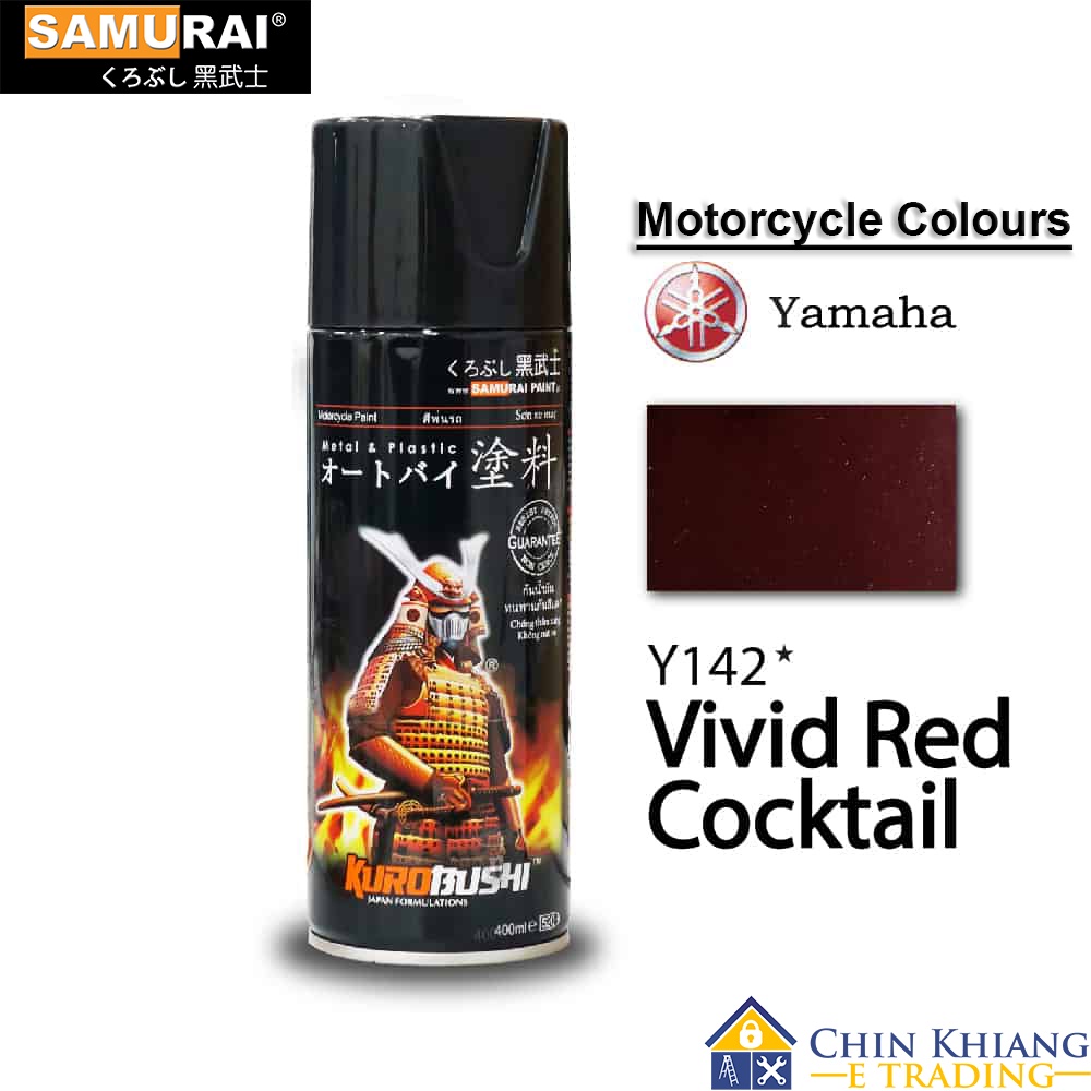 Samurai Y142 Yamaha Vivid Red Cocktail Spray Paint 400ml | Shopee Malaysia
