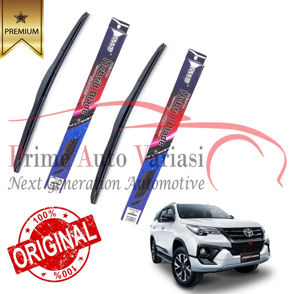 Rwb SERIES Hybrid Blade Car Wiper - TOYOTA FORTUNER SERIES | Shopee ...