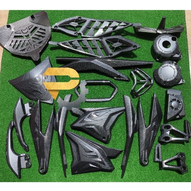 RSX150 SETPACKAGES CARBON 14 in 1 ENGINE COVER RSX ENGINE SIDE COVER ...