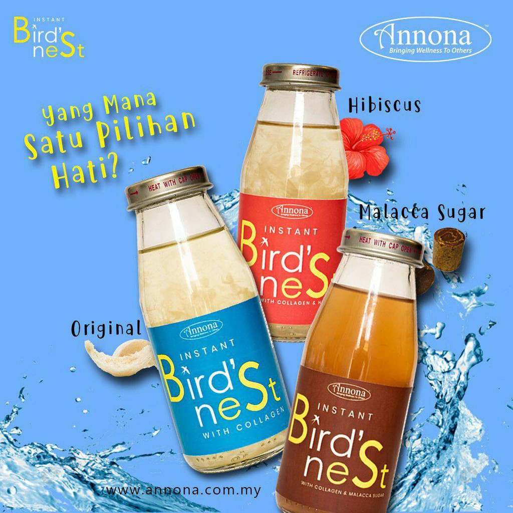 Annona INSTANT BIRD NEST With 20% Bird's Nest + Collagen 175ml | Pati ...
