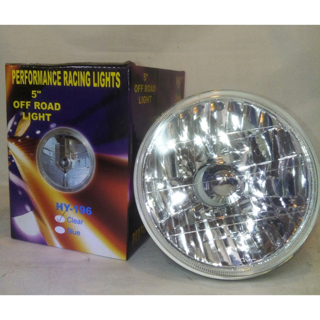 SPOTLIGHT H4 OFF ROAD LIGHT 5" HY-196A (CLEAR) | Shopee Malaysia