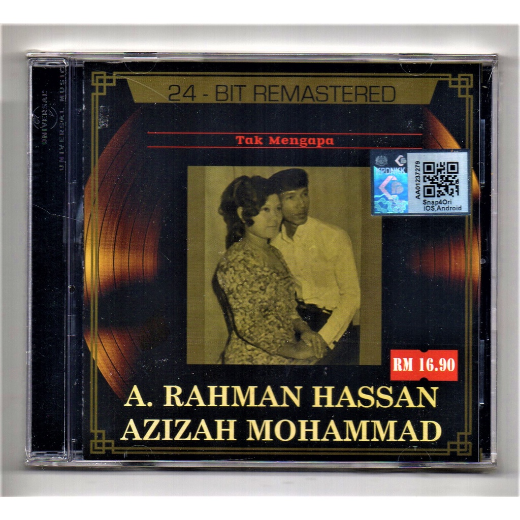 A.Rahman Hassan Azizah Mohammad - Tak Mengapa 24 bit Remastered ( CD ...
