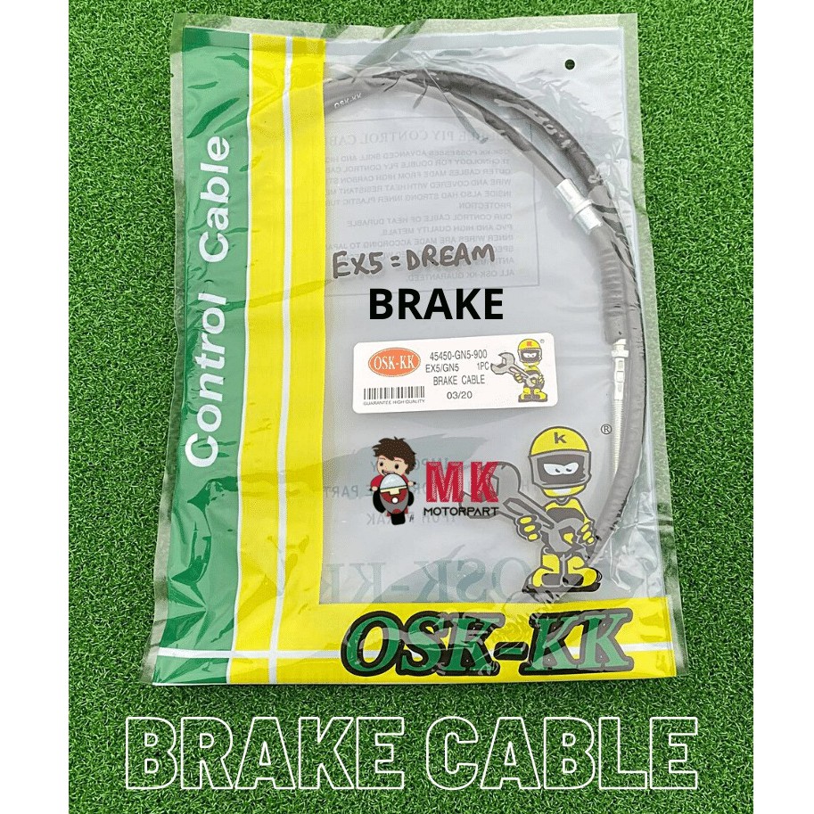 (M) Brake Cable Honda EX5 High Power / EX5 DREAM Tali Brek | Shopee ...