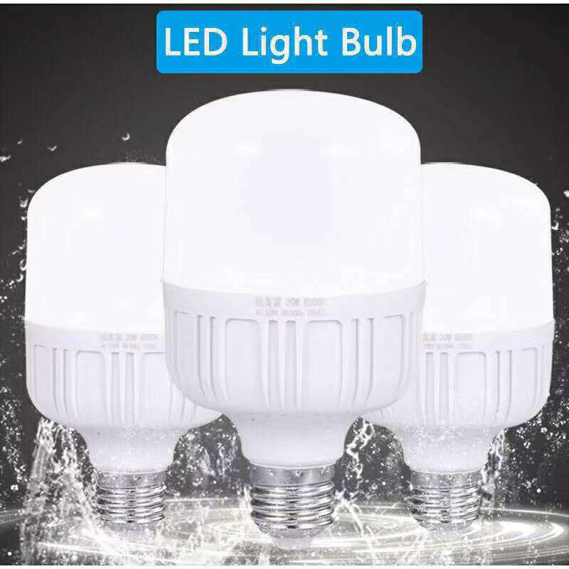 002#LED bulb 5w 10w 15w 20w 30w 40w 50w light lamp WHITE LIGHT E27 | Shopee Malaysia