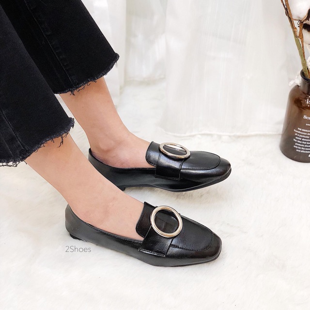 Moca shoes with round lock (real picture) | Shopee Malaysia