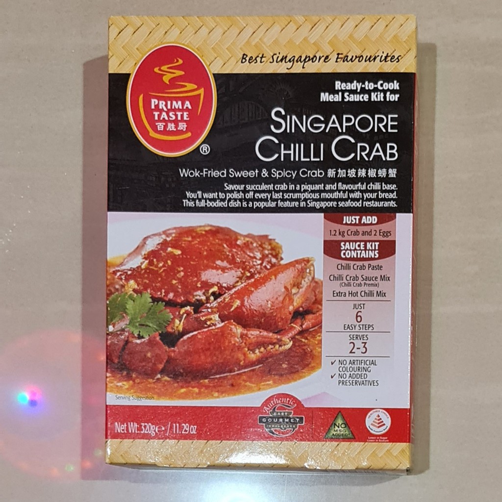 Seasoning Prima Taste Sauce Kit Singapore Chilli Crab/Crab Sauce 320 ...