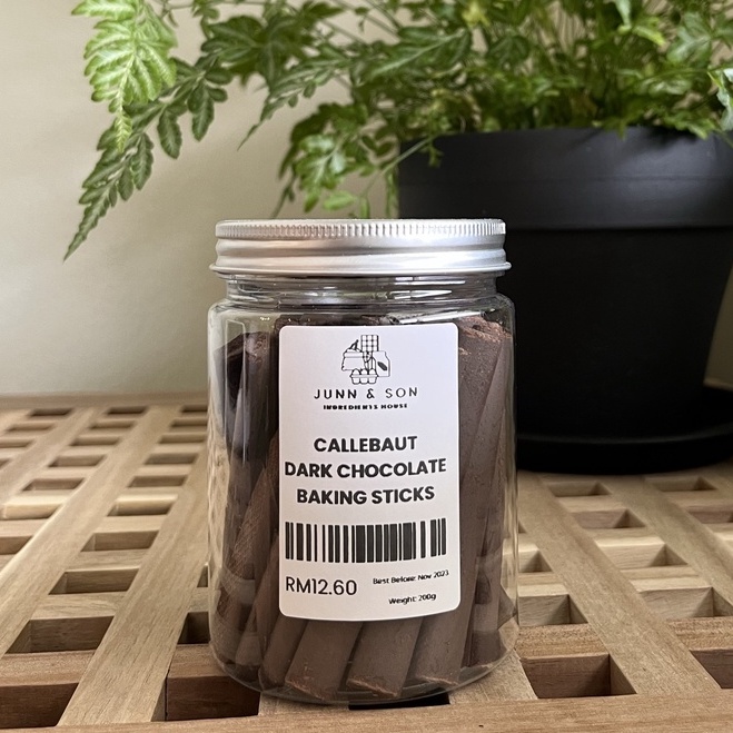 Callebaut Dark Chocolate Baking Sticks 250g (Repack) | Shopee Malaysia