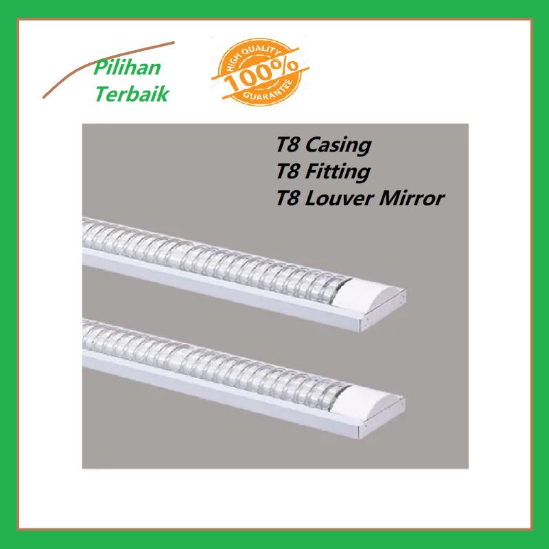 T8 Casing T8 Fitting T8 Louver Mirror / Office T8 Fitting for LED T8 ...