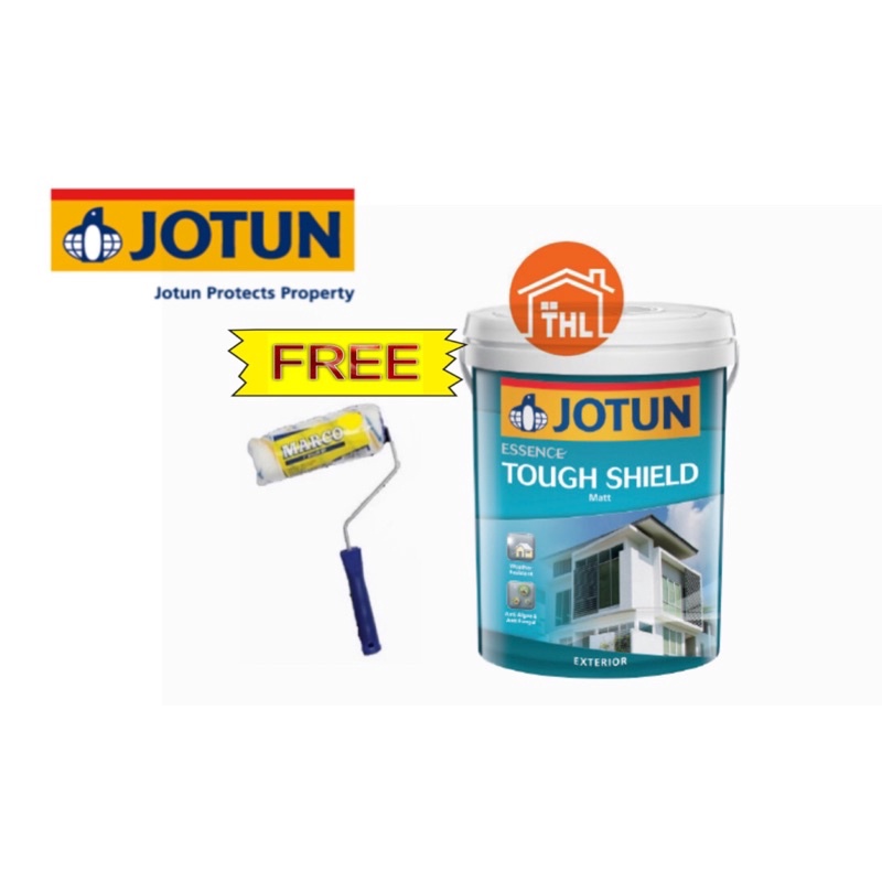 Jotun Tough Shield Exterior Wall 5L / 15L # tahan hujan # tahan panas ...
