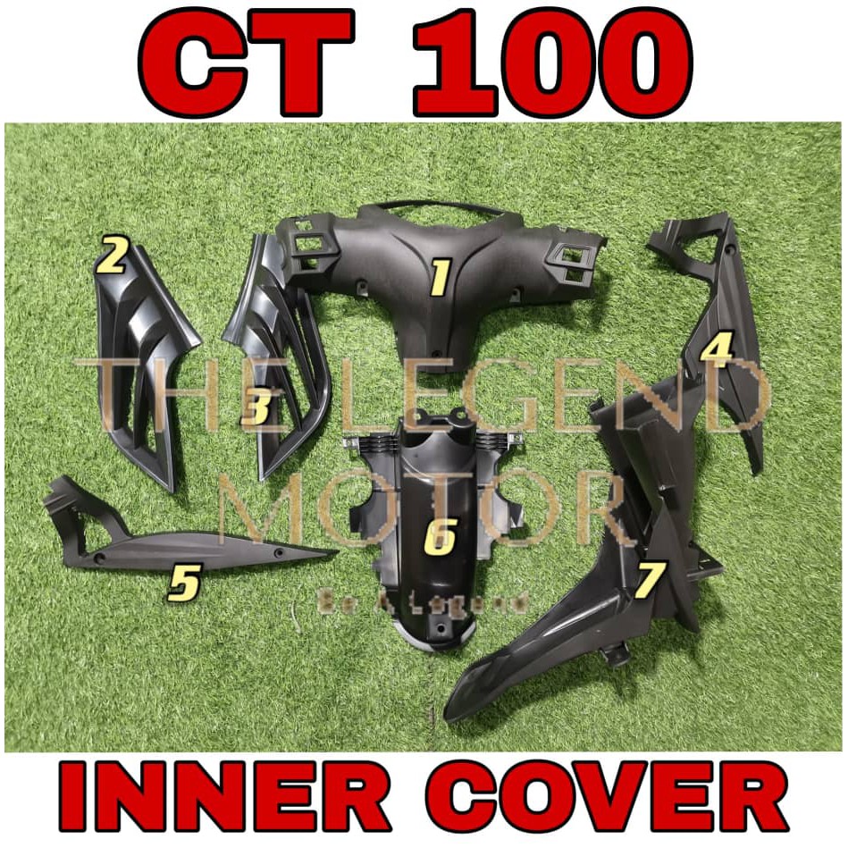 HONDA CT 100 CT100 CT 110 CT110 Cover Inner Set KAVER HITAM CAVER ...