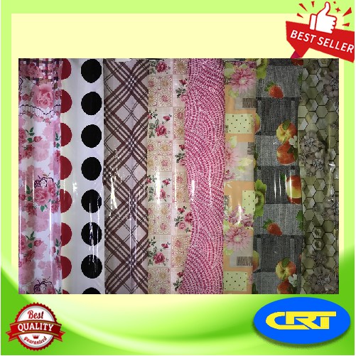 Alas Meja Plastik Pelbagai Corak Nipis / Table Plastic Cover | Shopee ...