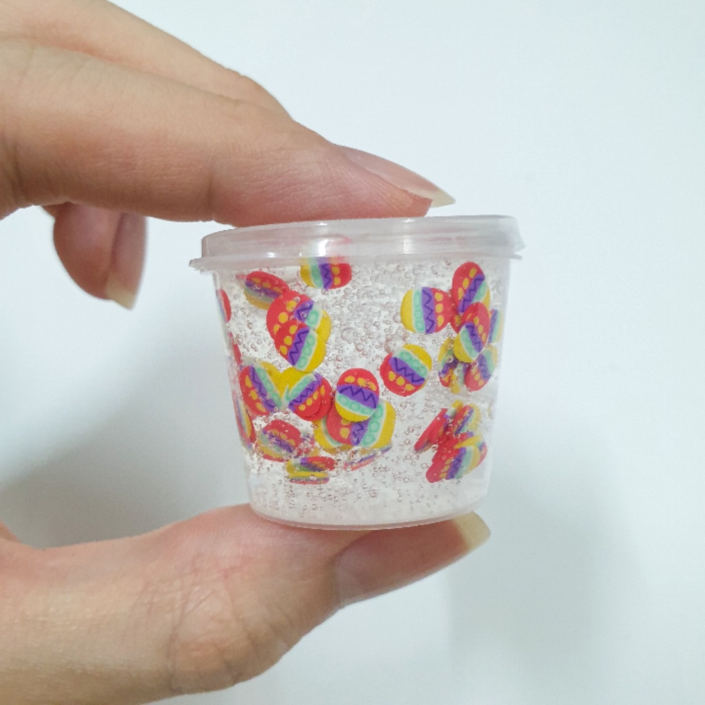 Colourful Cute Slime Murah Toys For Kids - Fimo Sprinkle Clear Slime ...