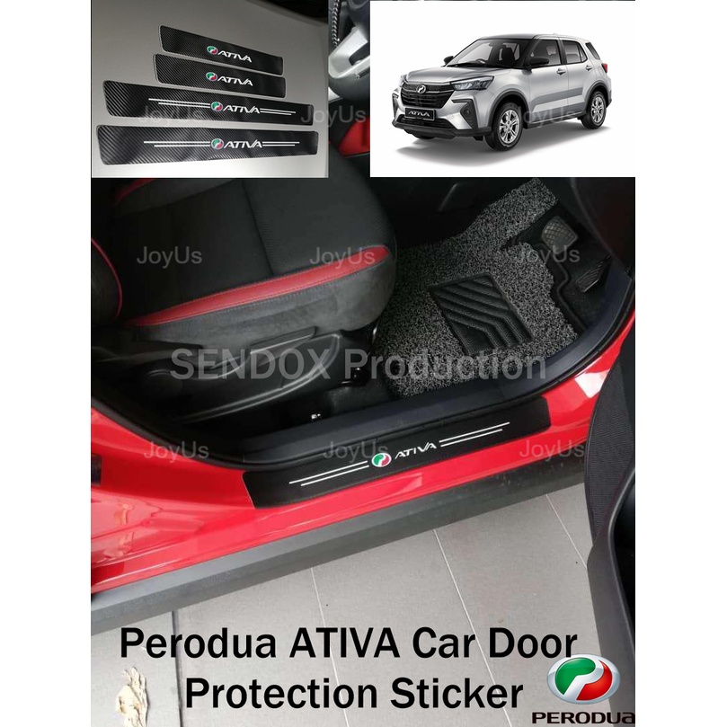Perodua ATIVA Car Door Step Protection Sticker Anti Scratch Door Step ...