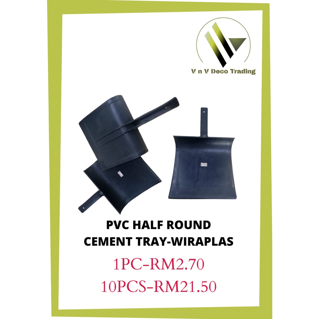 PVC cement tray curve | Shopee Malaysia
