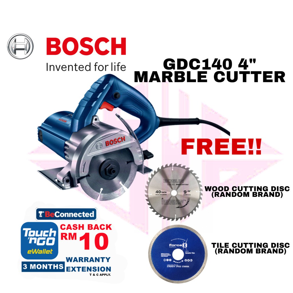EEHIONG1977 BOSCH GDC 140 GDC140 4" MARBLE CUTTER TILE MACHINE | Shopee ...