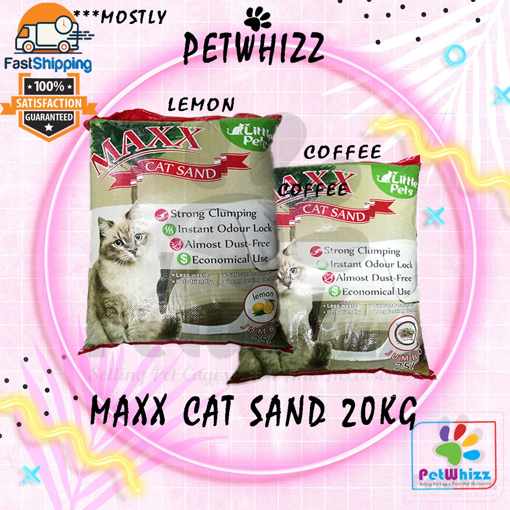 PASIR KUCING MAXX CAT LITTER 20KG ( 1 UNIT ) | Shopee Malaysia