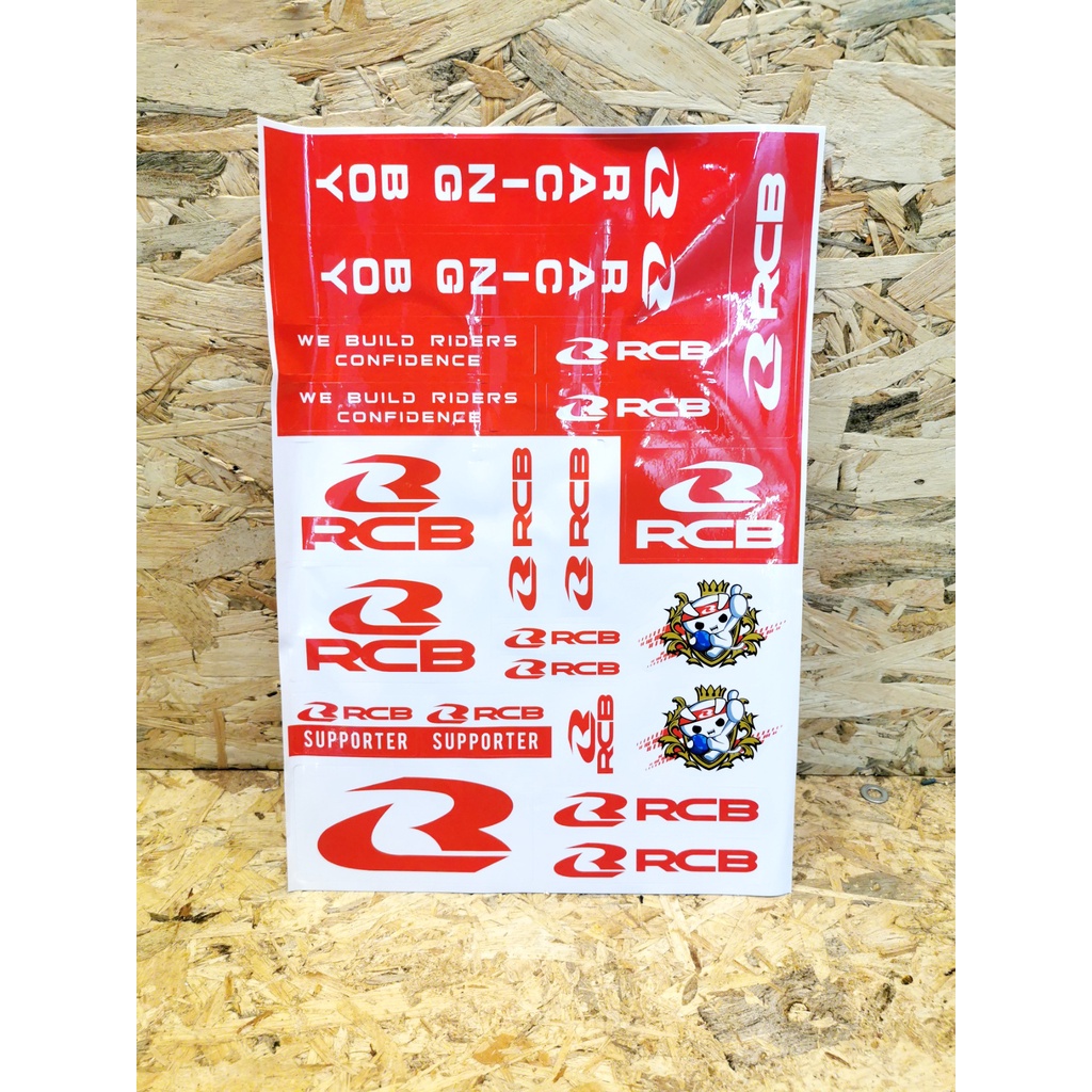 Racing Boy Sticker RCB 100% Original Uma Racing Lekat Accessories ...