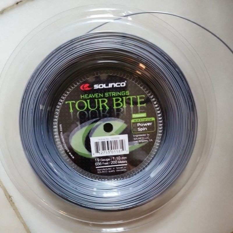 Solinco Tour Bite Tennis String 19g/1.1mm (Cut from reel) | Shopee Malaysia