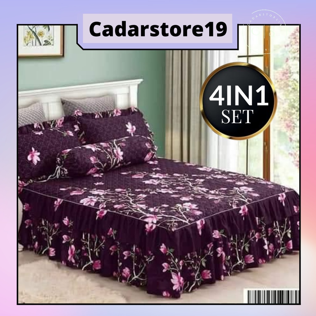 [HOT SELLING]CADAR ROPOL 100% COTTON READY STOCK 4 IN 1 Ropol Fitted ...