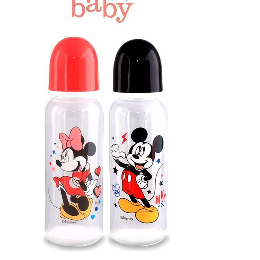 Disney Milk Bottle Regular Round Bottle Mickey Minnie Bunny | Shopee ...